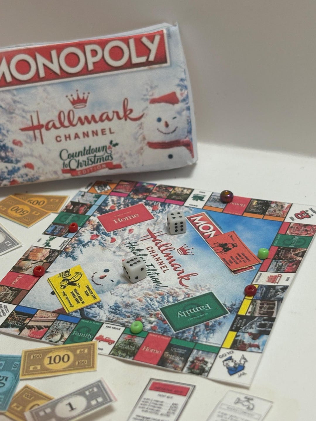Miniature Holiday Monopoly 1:6 Scale - Etsy