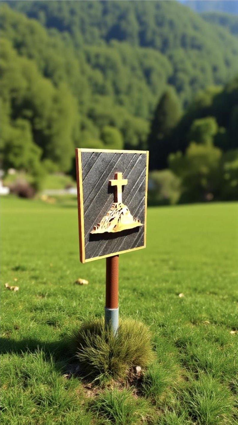 Faith on the Hill: Rustic Wood Cross Art - Etsy