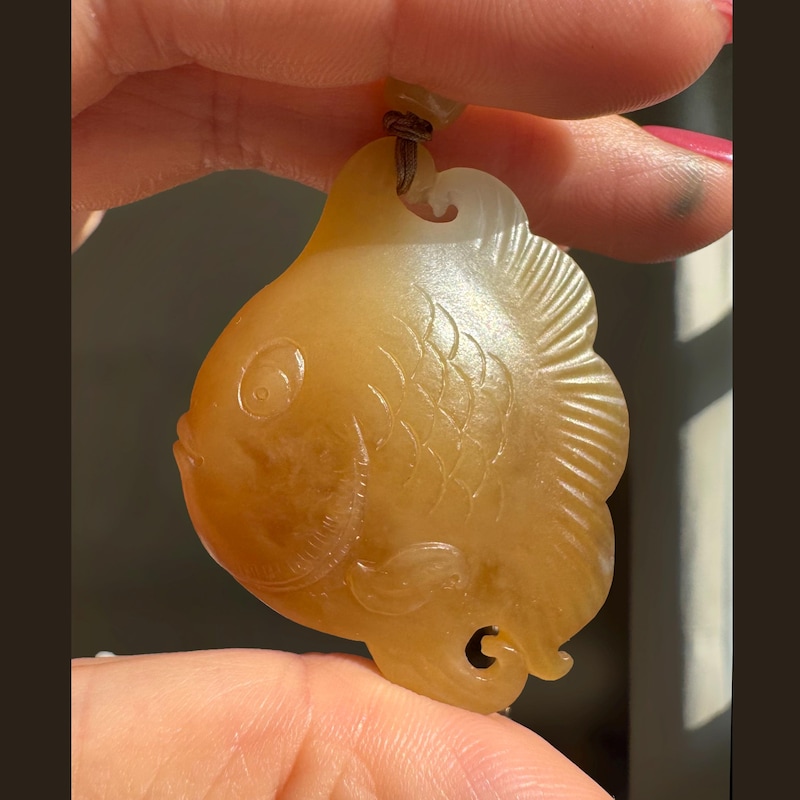 Jade Goldfish - Etsy