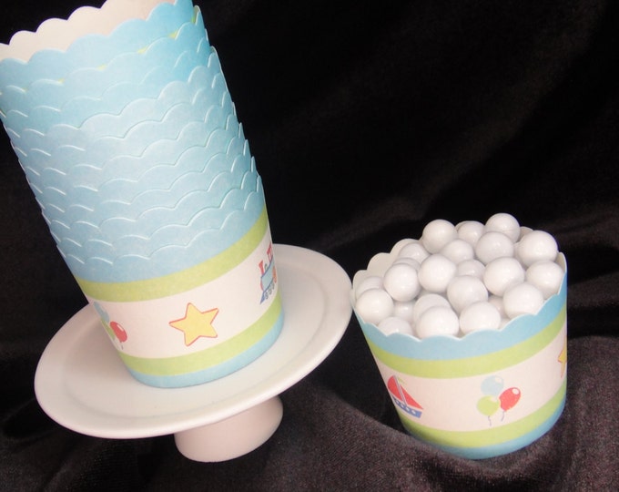 Little Boy Themed Baking Cups, Candy Cups, Dip Cups, Nut Cups, Weddings ...