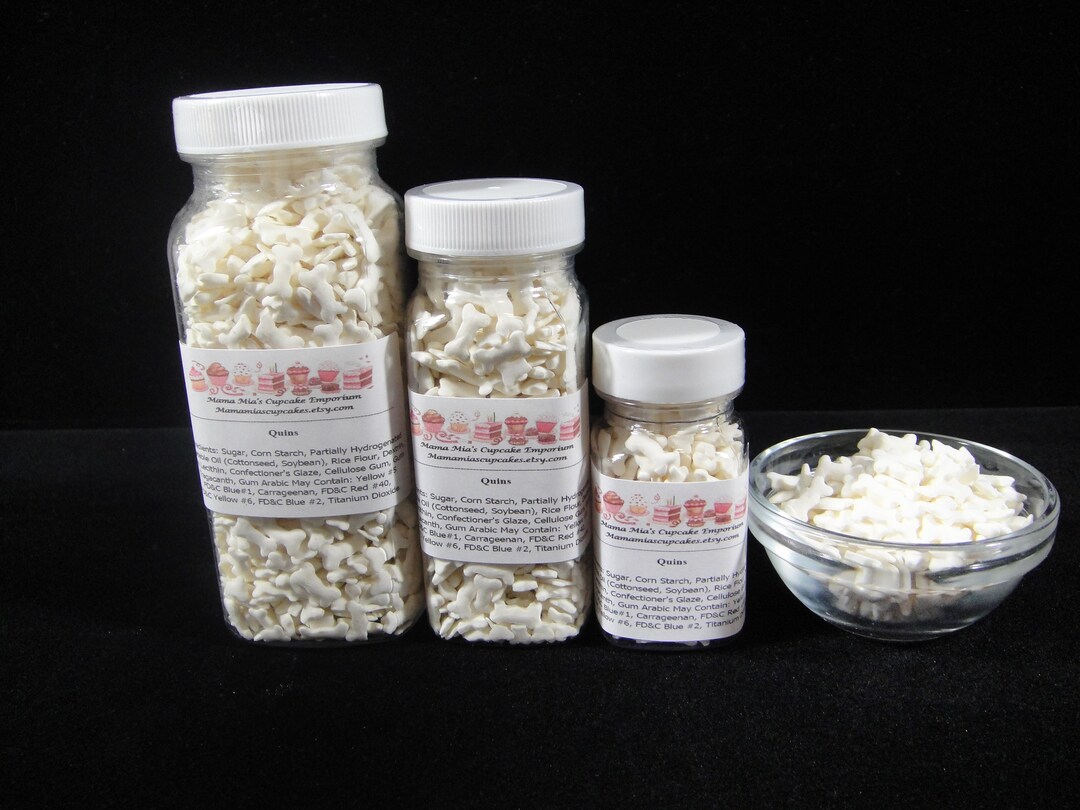 Bones Shaped Sprinkles, Dog Bone Shape Sprinkles, Cupcake Sprinkles ...