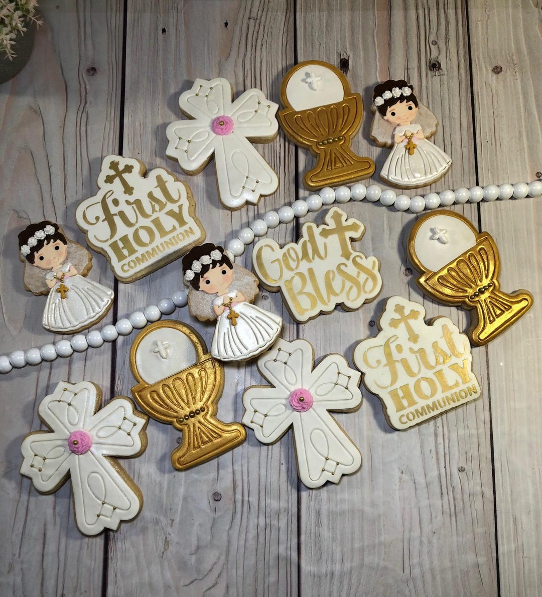 First Communion Cookies, Confirmation Cookies, Baptism Cookies ...