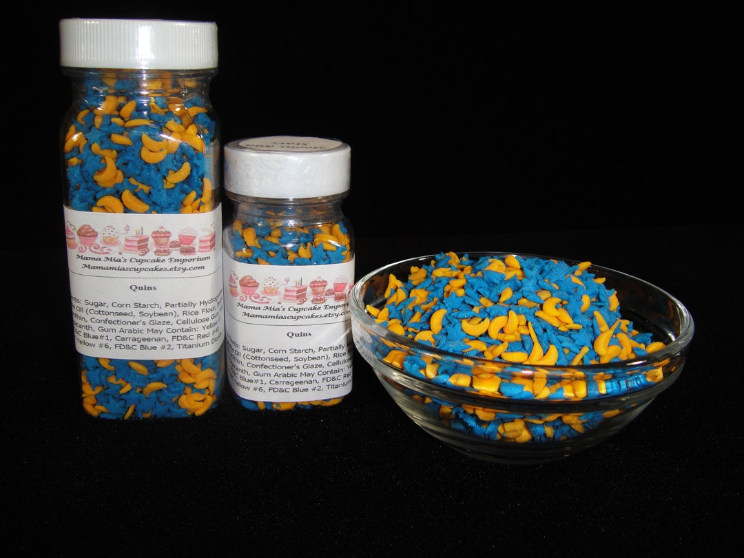 Moon and Star Shaped Sprinkles, Baby Showers, Cupcake Sprinkles, Cake ...