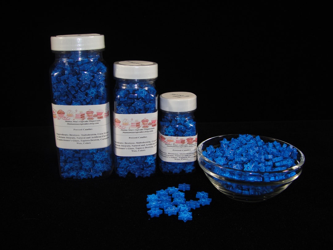 Star of David Sprinkles, Star Sprinkles, Pressed Candy Sprinkles ...