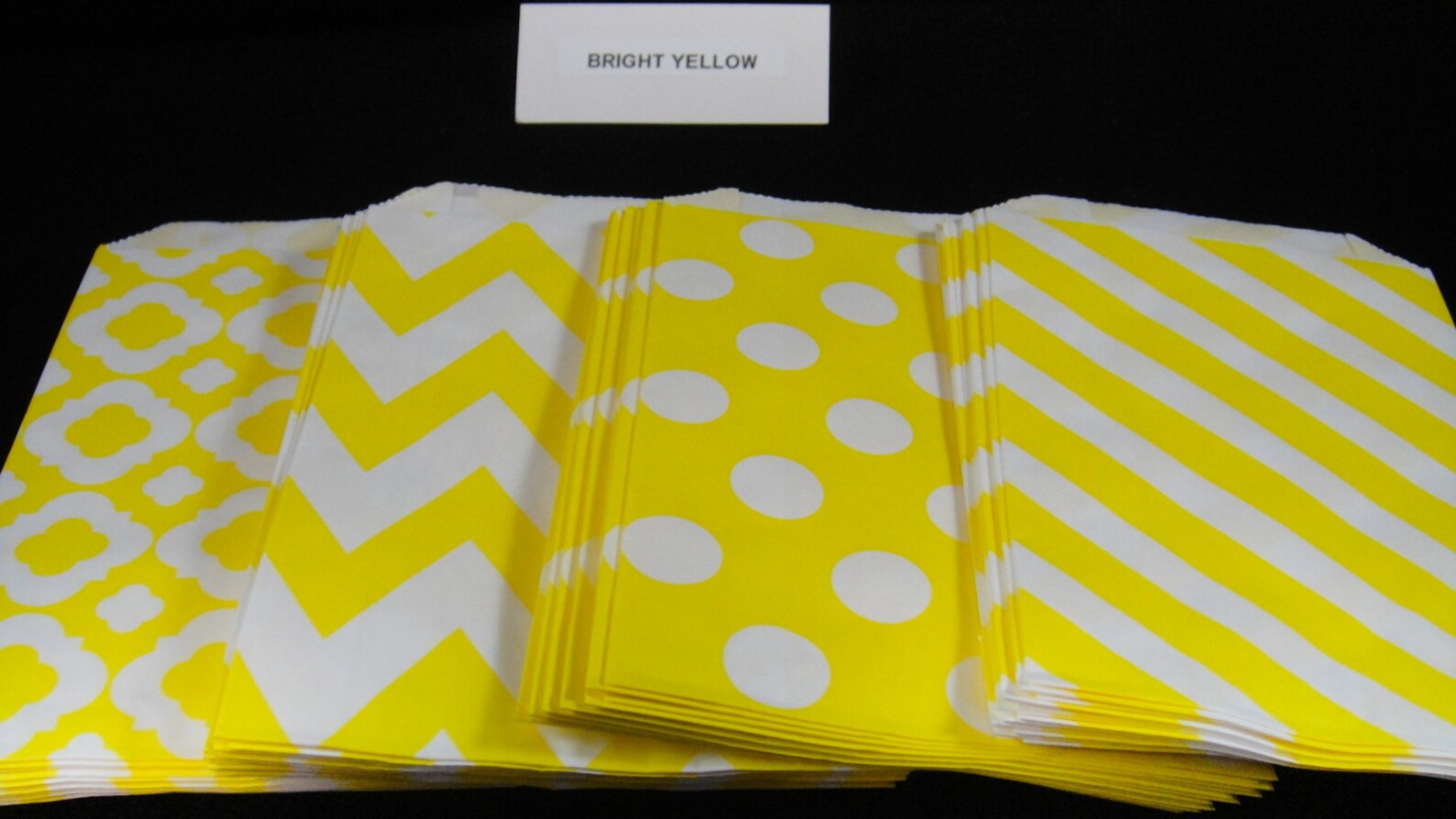 Yellow Favor Bags Candy Buffet Bags Candy Bags Bakery Bags - Etsy