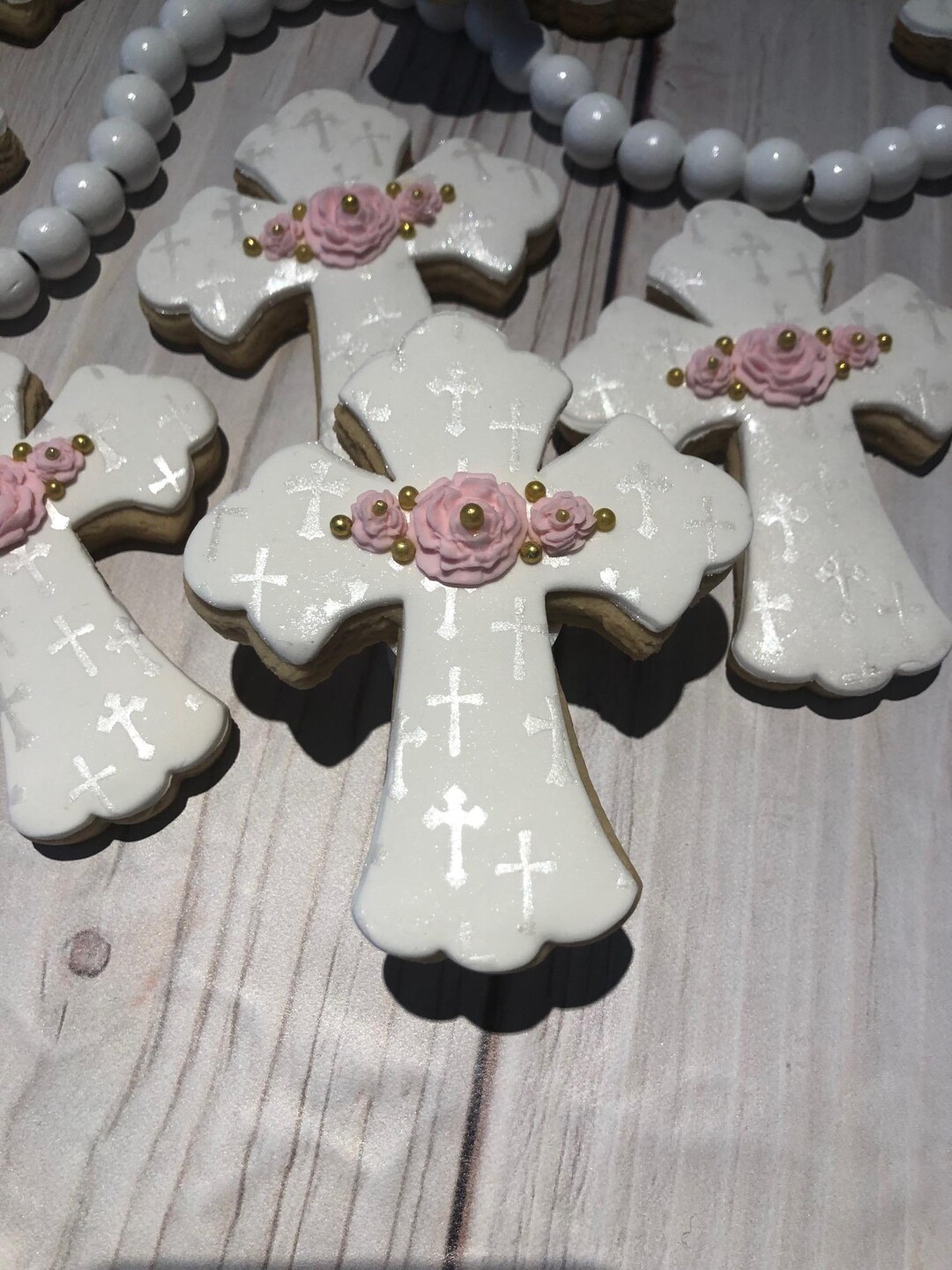 Cross Cookies, First Communion Cookies, Confirmation Cookies, Baptism ...