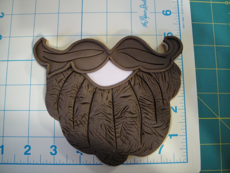 One Dozen Really Large Mustache and Beard Cookies - Etsy