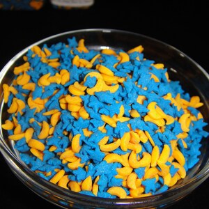 Moon and Star Shaped Sprinkles, Baby Showers, Cupcake Sprinkles, Cake ...