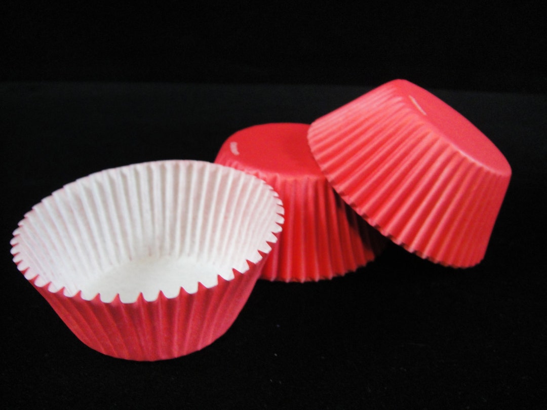 Dark Red Cupcake Liners, Cupcake Liners, Baking Cups, Muffin Cups ...