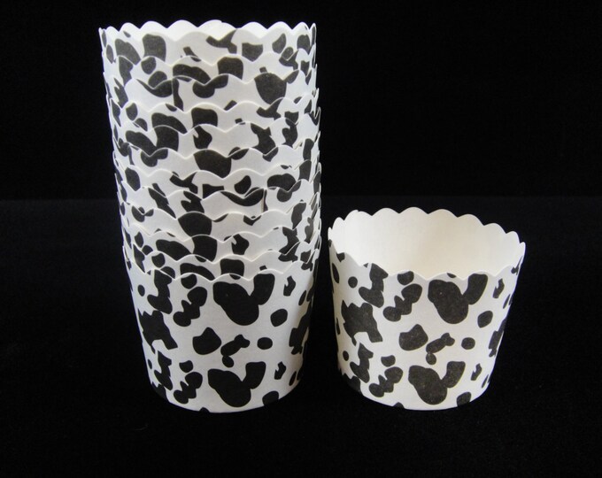 Cow Baking Cups, Farm Party, Candy Cups, Dip Cups, Nut Cups, Kids ...