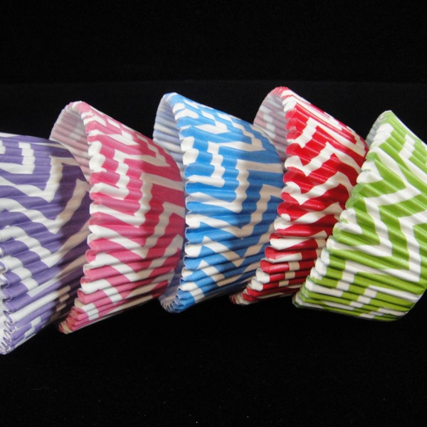 Chevron Cupcake - Etsy