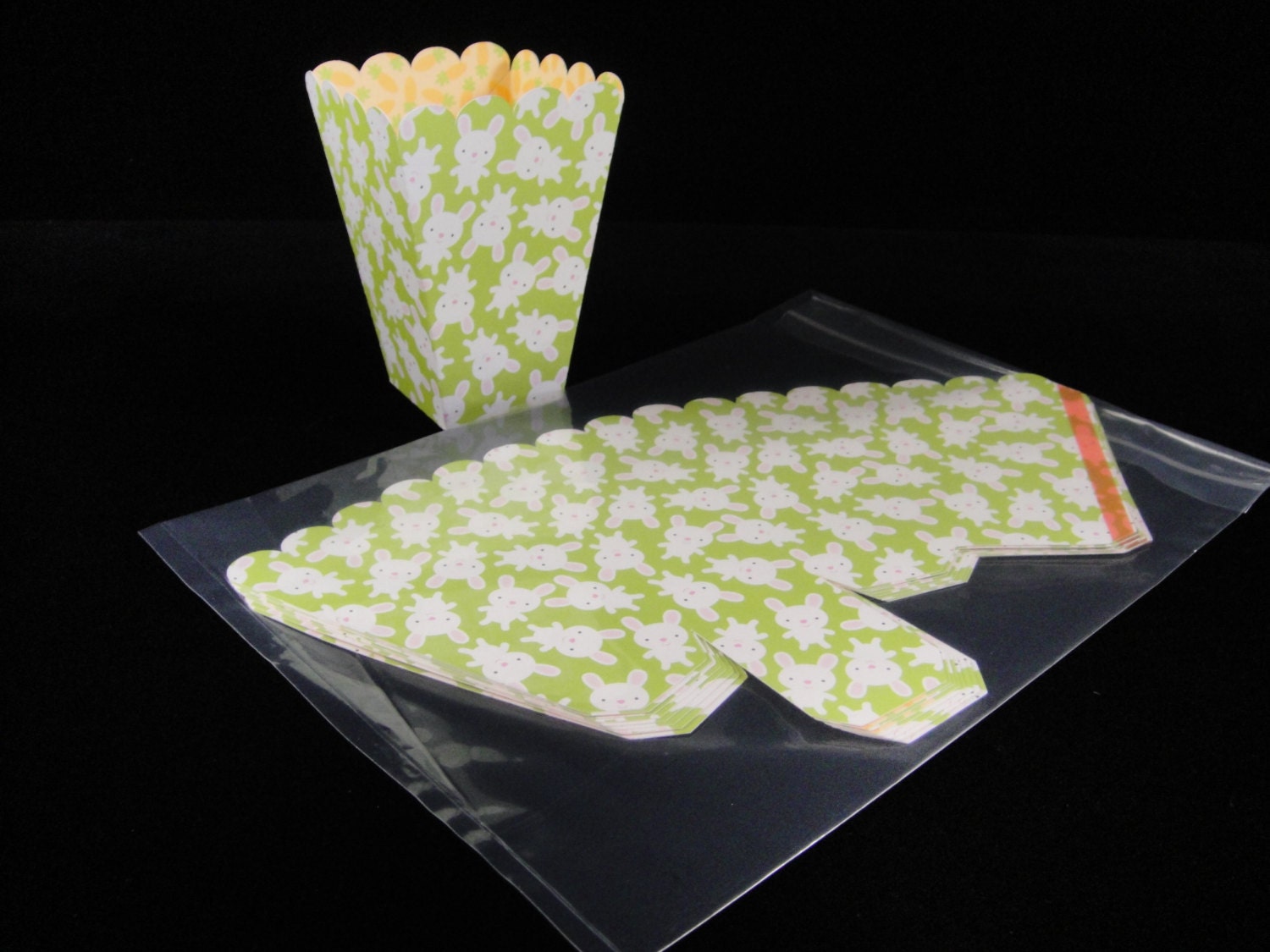 Bunny Mini Popcorn Boxes Popcorn Boxes Treat Boxes Parties | Etsy