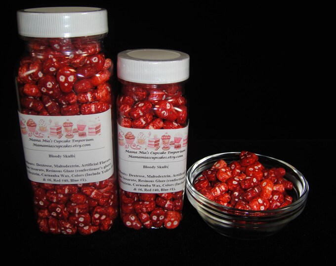 Bloody Skull Candy Sprinkles, Cupcake Sprinkles, Pirate Parties, Kids ...