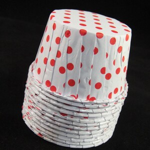 Small Red Polka Dot Baking/candy Cups - Qty 12 - Etsy
