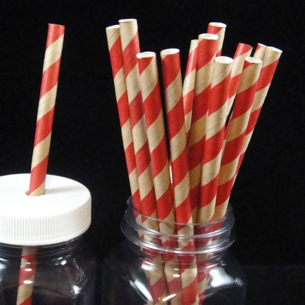 Striped Straws - Etsy