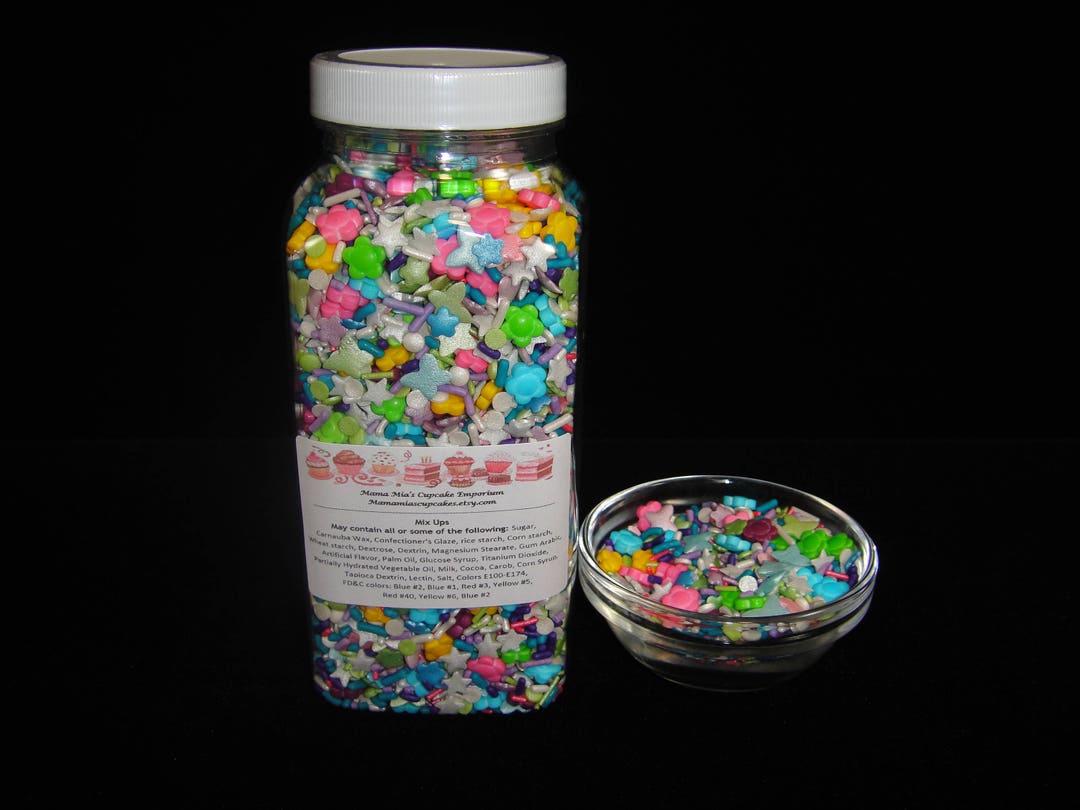BULK Spring Fling Mix up Sprinkles, Cupcake Sprinkles, Rainbow ...