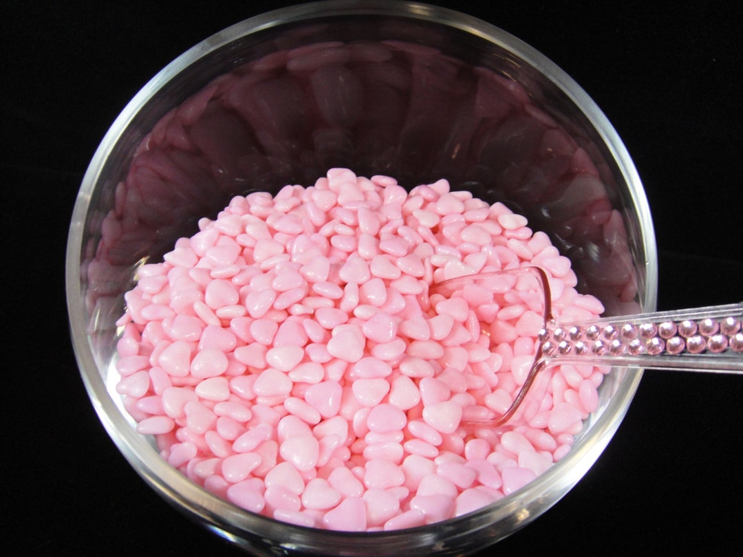 Tiny Pink Heart Shaped Sprinkles, Cupcake Sprinkles, Cake Pop Sprinkles ...