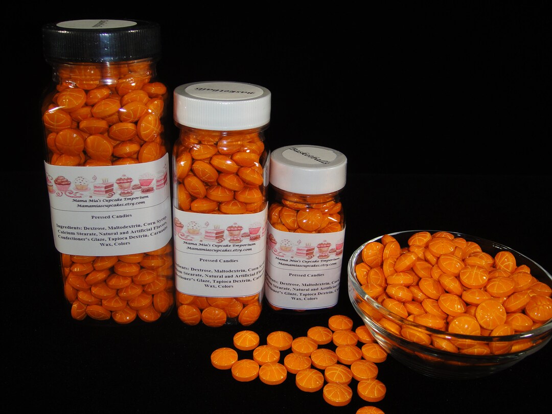 Basketball Shaped Sprinkles, Cupcake Sprinkles, Cake Pop Sprinkles ...