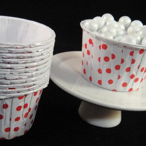 Small Red Polka Dot Baking/candy Cups Qty 12 - Etsy
