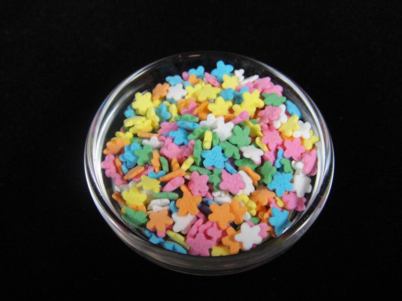 BULK Pastel Flower Sprinkles Daisy Sprinkles Cake Pop - Etsy
