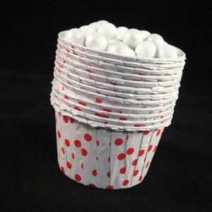 Small Red Polka Dot Baking/candy Cups Qty 12 - Etsy