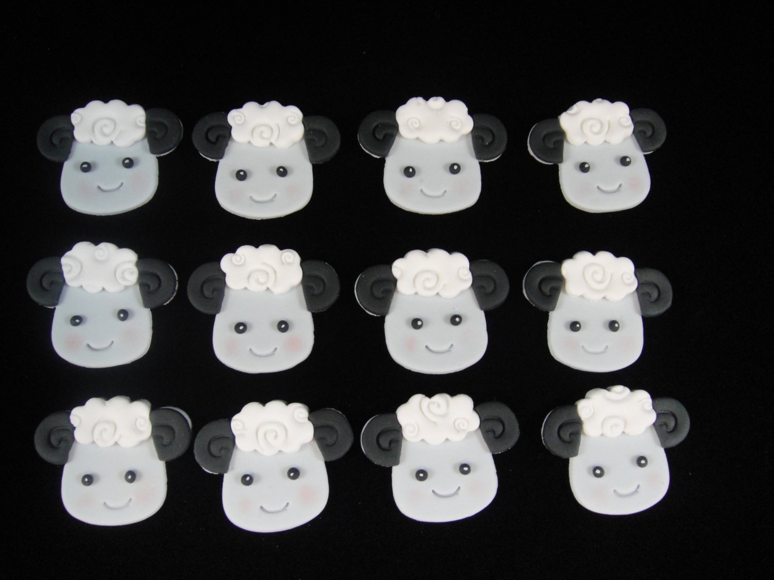 Edible Lamb Cupcake Toppers Sheep Cupcake Topper Edible | Etsy