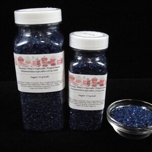 Navy Blue Course Sanding Sugar, Sprinkles, Cake Pops, Cupcake Sprinkles ...