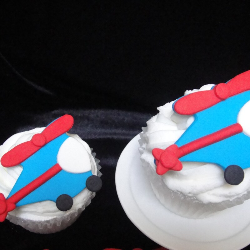 Helicopter Cupcake - Etsy