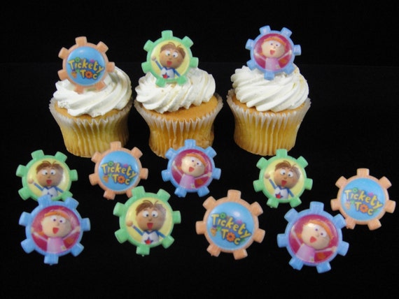 Tickety Toc Cupcake Rings Tickety Toc Party Tickety Toc - Etsy
