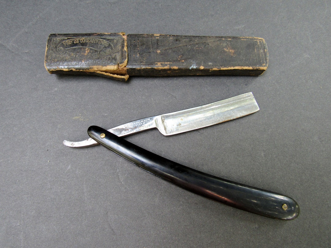 Antique Straight Razor, Sheffield England, Only True Pipe Razor, George ...