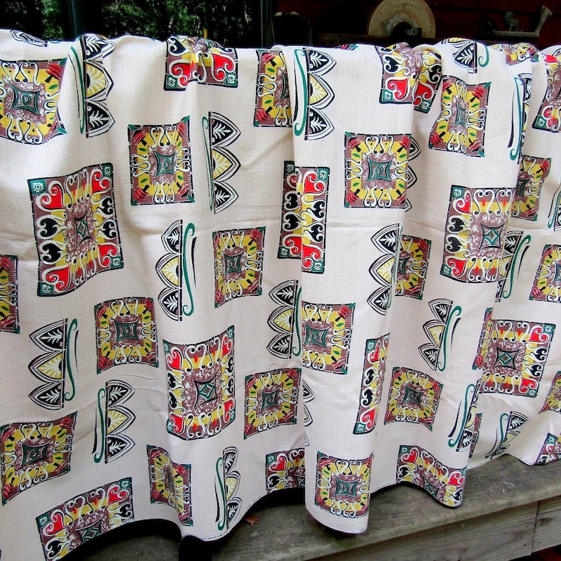 Barkcloth Curtains - Etsy