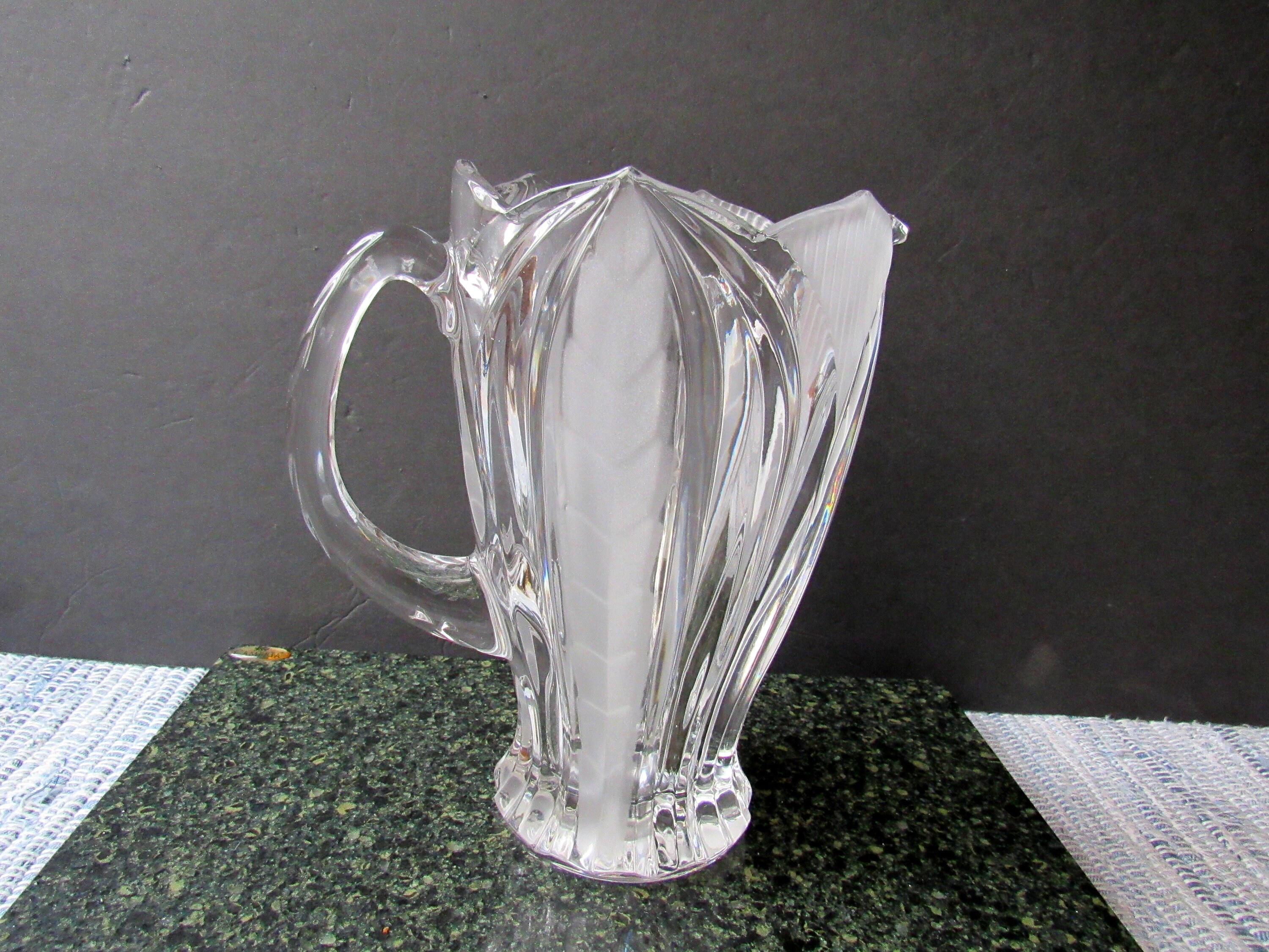 Crystal Water Pitcher, Mikasa, Fine Dining, Festive Party, Wedding ...