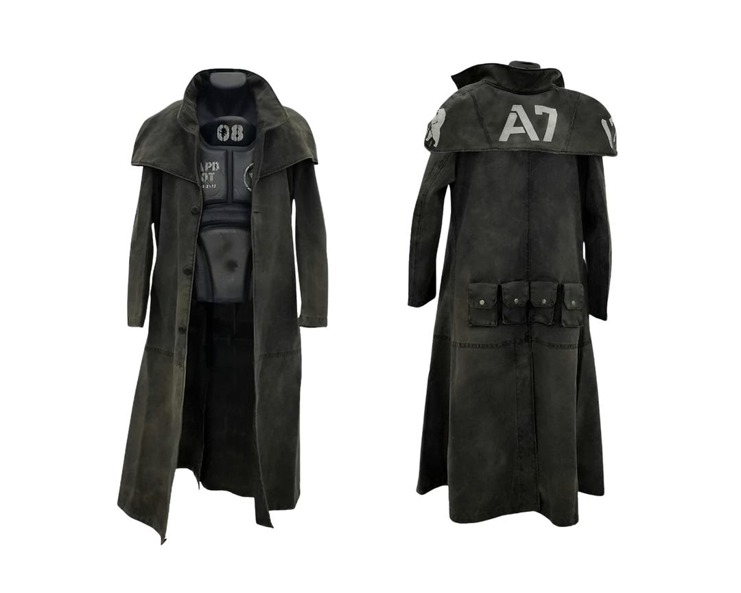 Premium NCR Veteran Ranger Duster – Fallout New Vegas A7 Black Post ...