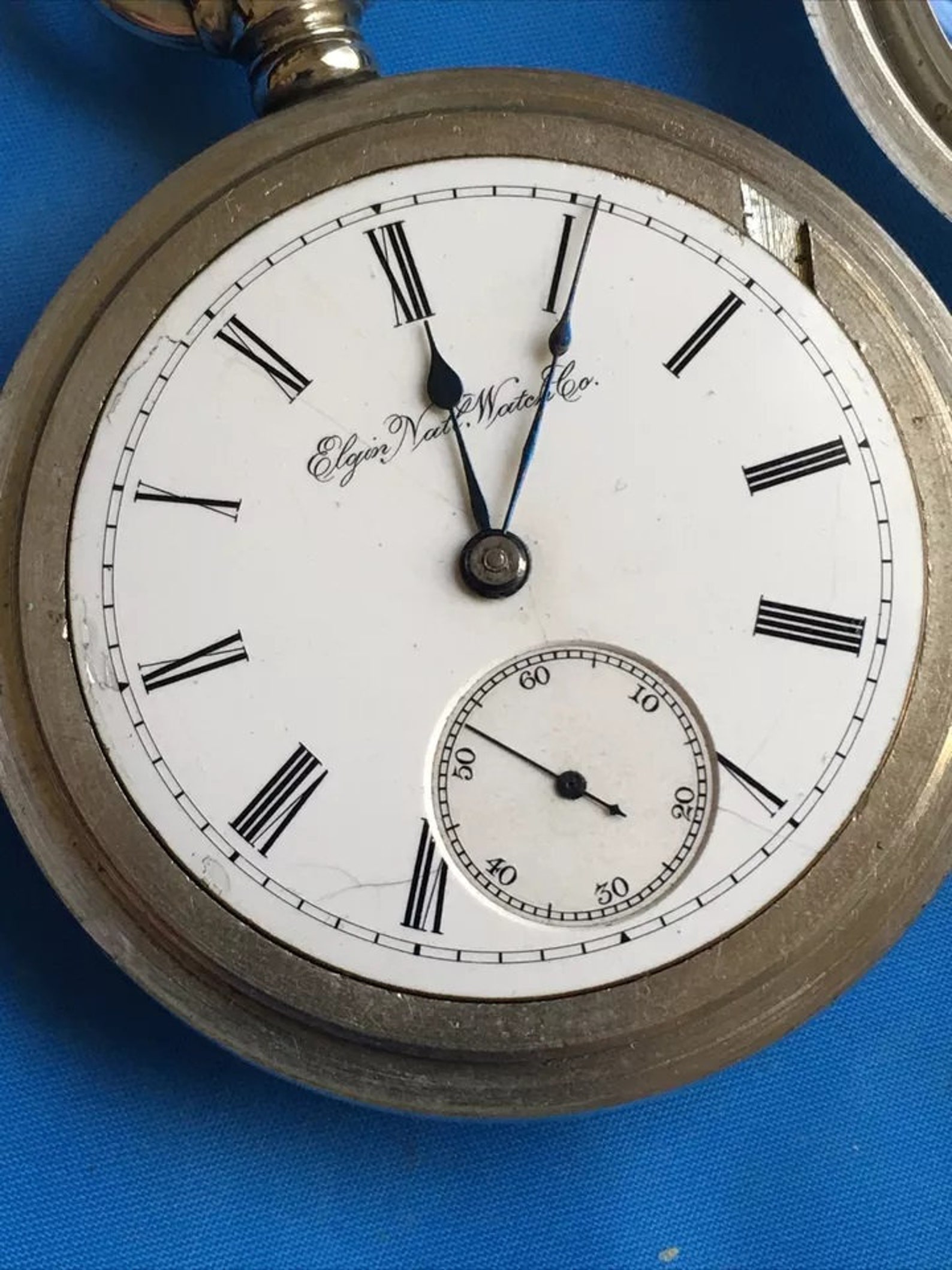 Antique 1892 Elgin Illinois 18s Hunting Silverode Pocket Watch Runs - Etsy