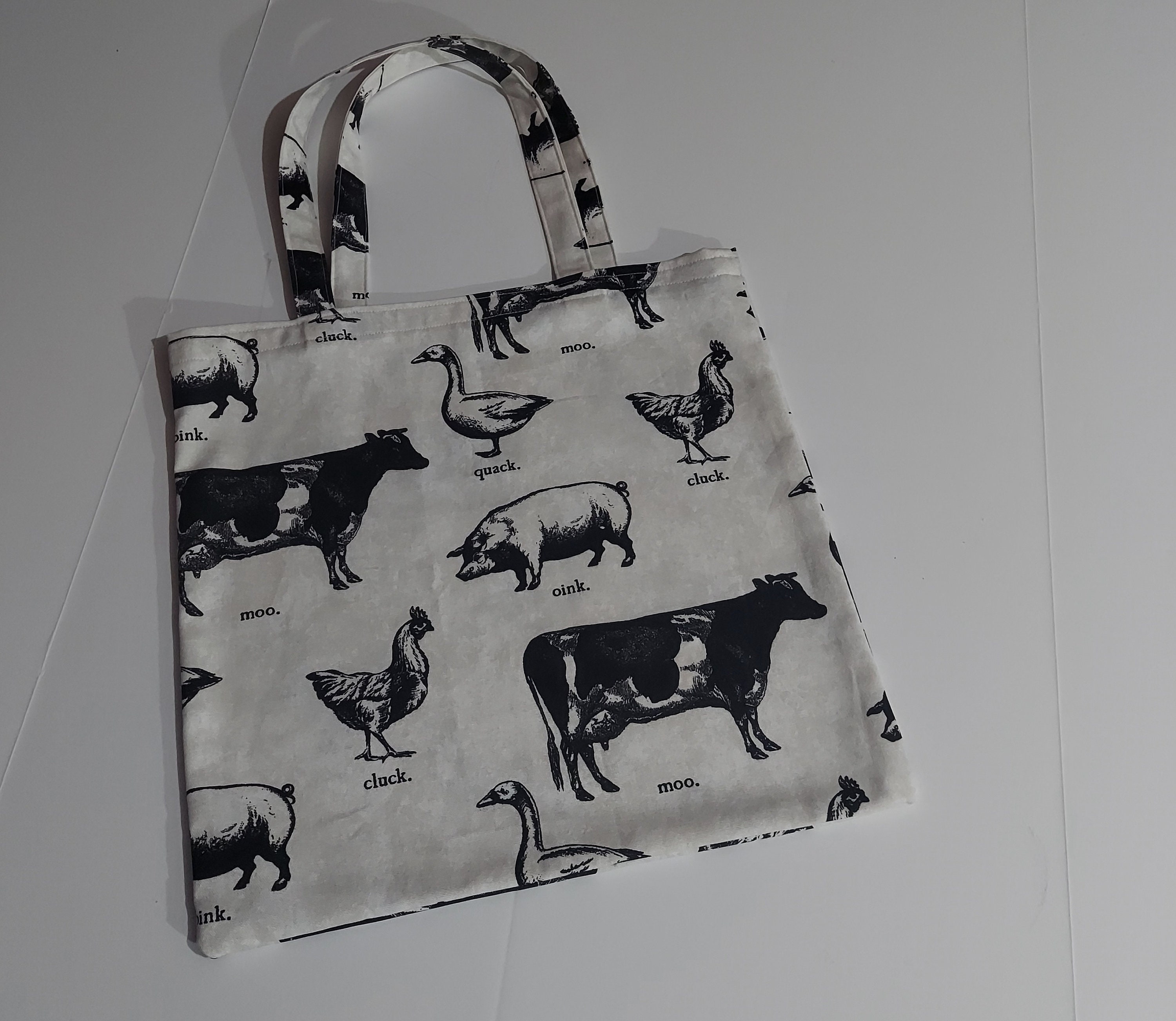 Simply Tote, Farmhouse Bag,unlined Market Bag, Zero Waste Bags - Etsy