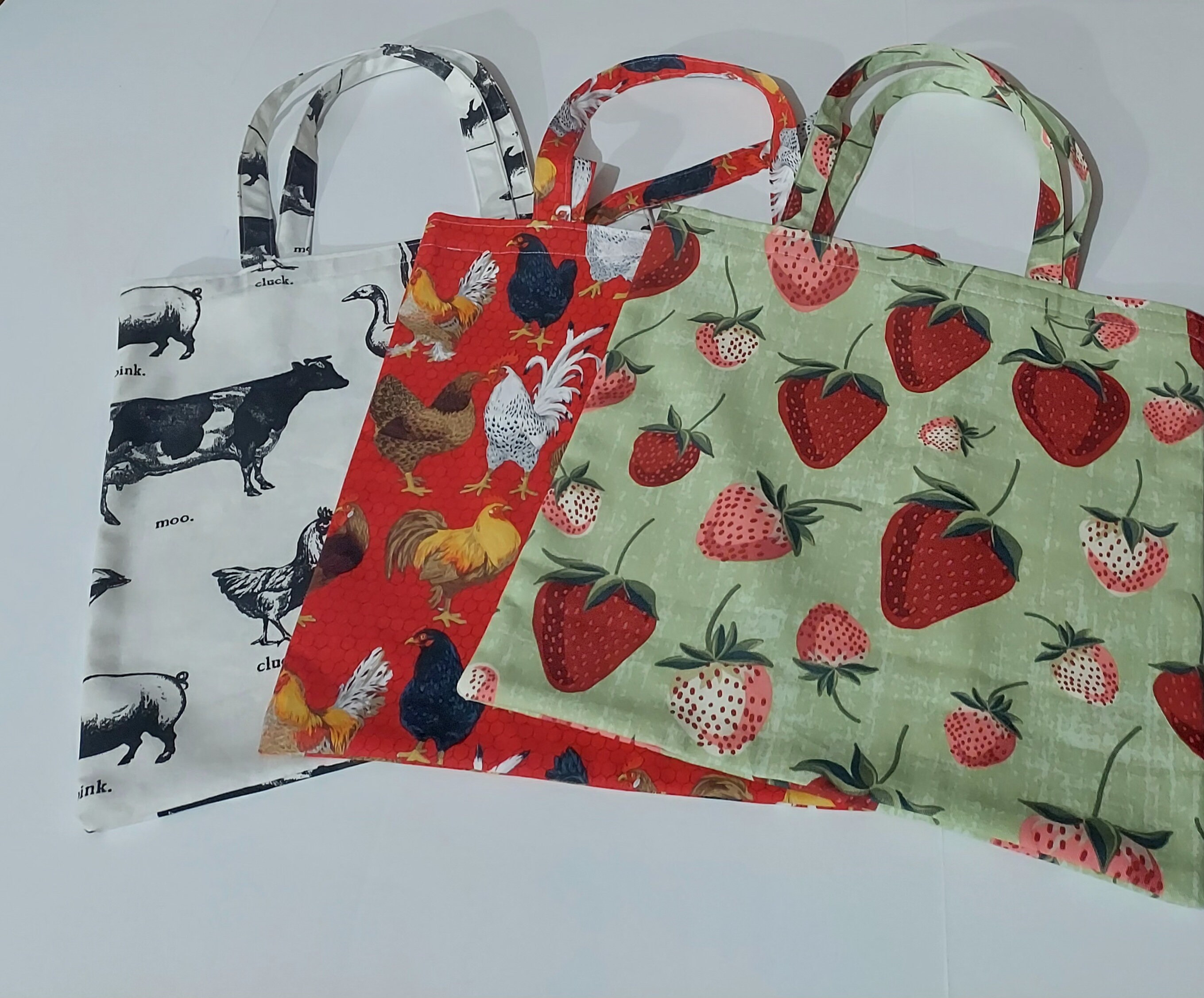 Simply Tote, Farmhouse Bag,unlined Market Bag, Zero Waste Bags - Etsy