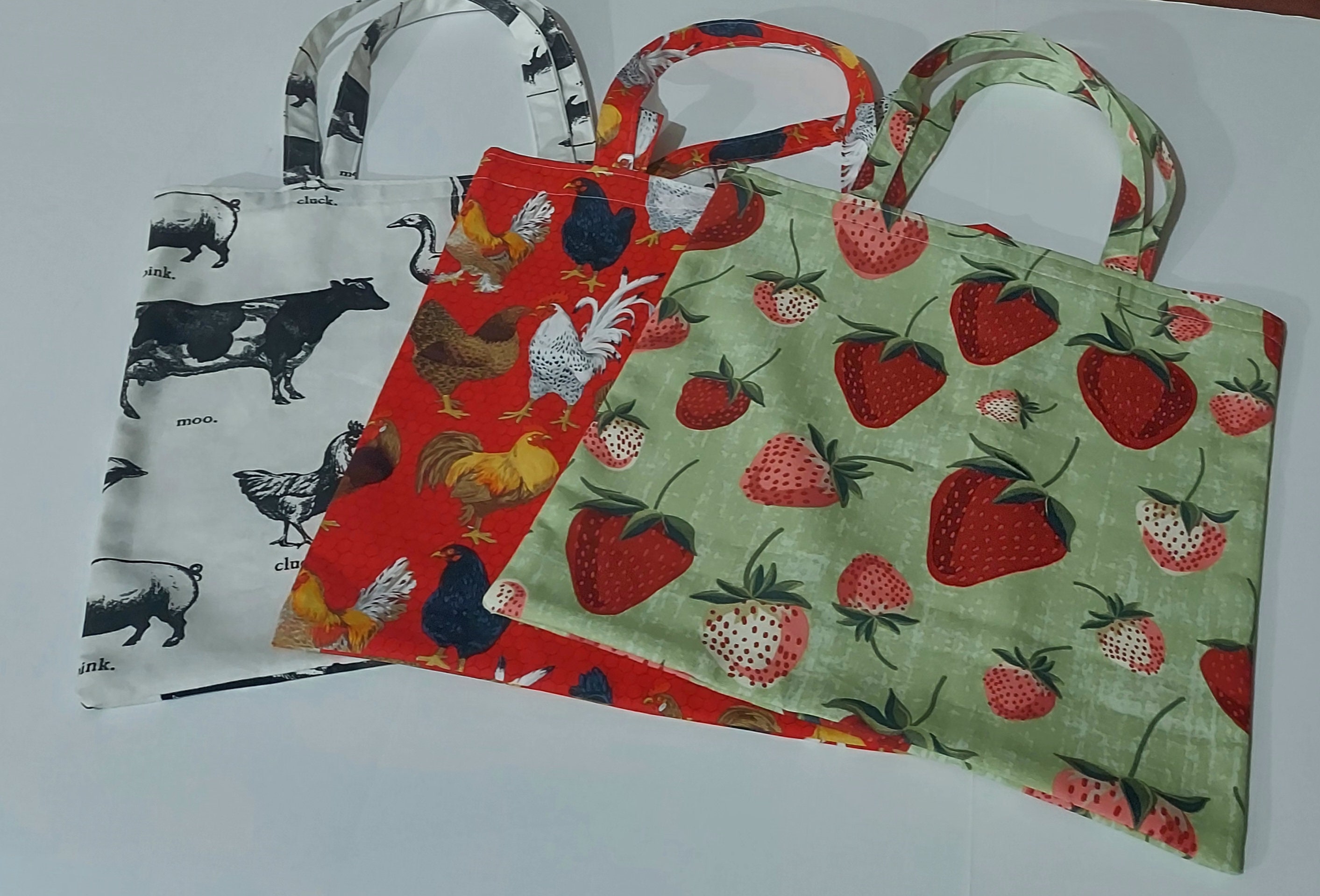 Simply Tote, Farmhouse Bag,unlined Market Bag, Zero Waste Bags - Etsy