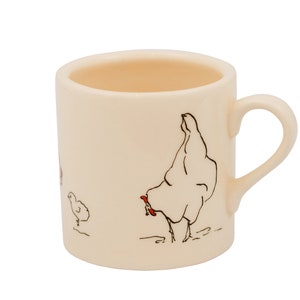 Espresso Cup With Hens and Chicks Design From Cluck Cluck - Etsy