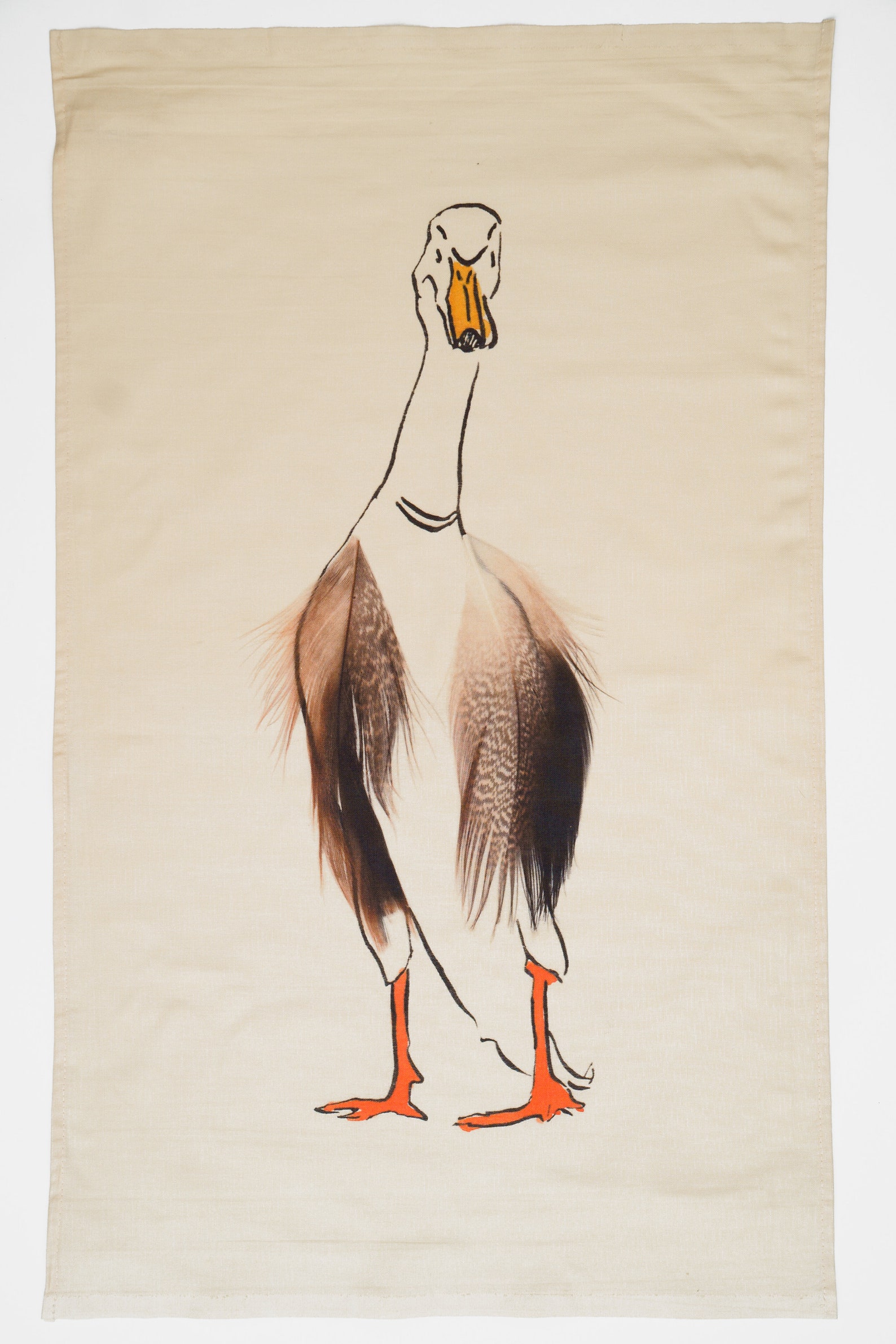 Runner Duck Tea Towel 100 % Cotton Made in England From Cluck Cluck - Etsy