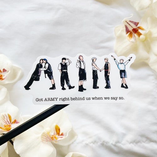 BTS STICKERS SET - Etsy