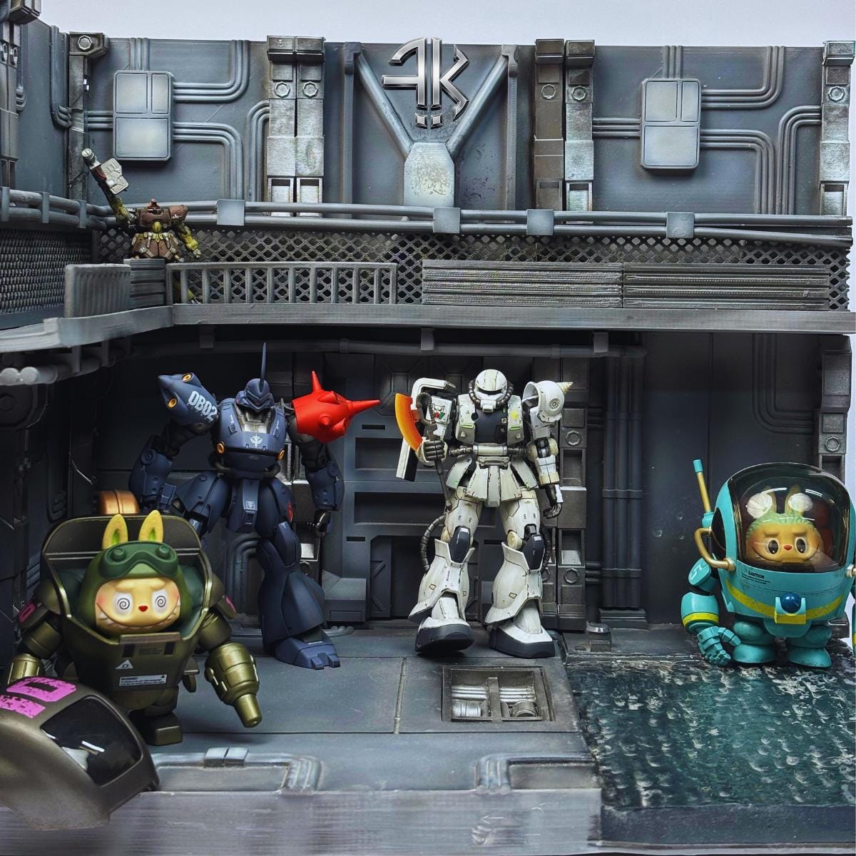 Gundam Army Base Diorama: Large Resin Scene for HG/MG Models - Etsy