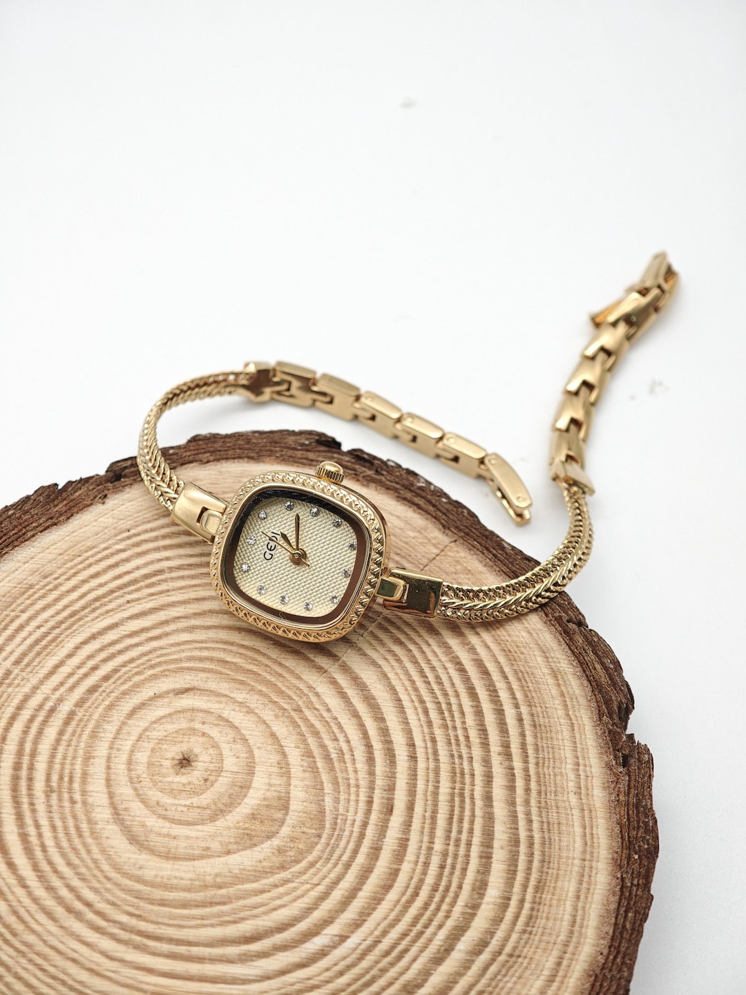 Vintage Exquisite Gold Watch, Women's Watch, Classic Simple Watch, Gift ...