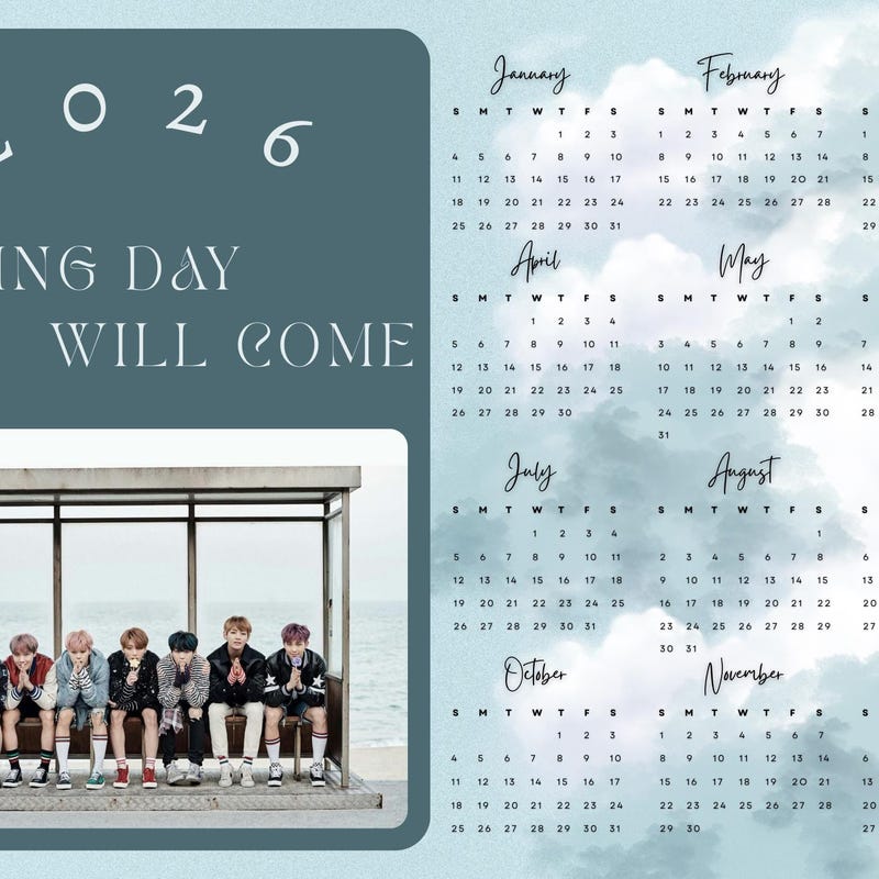 2026 Bts Calendar - Etsy