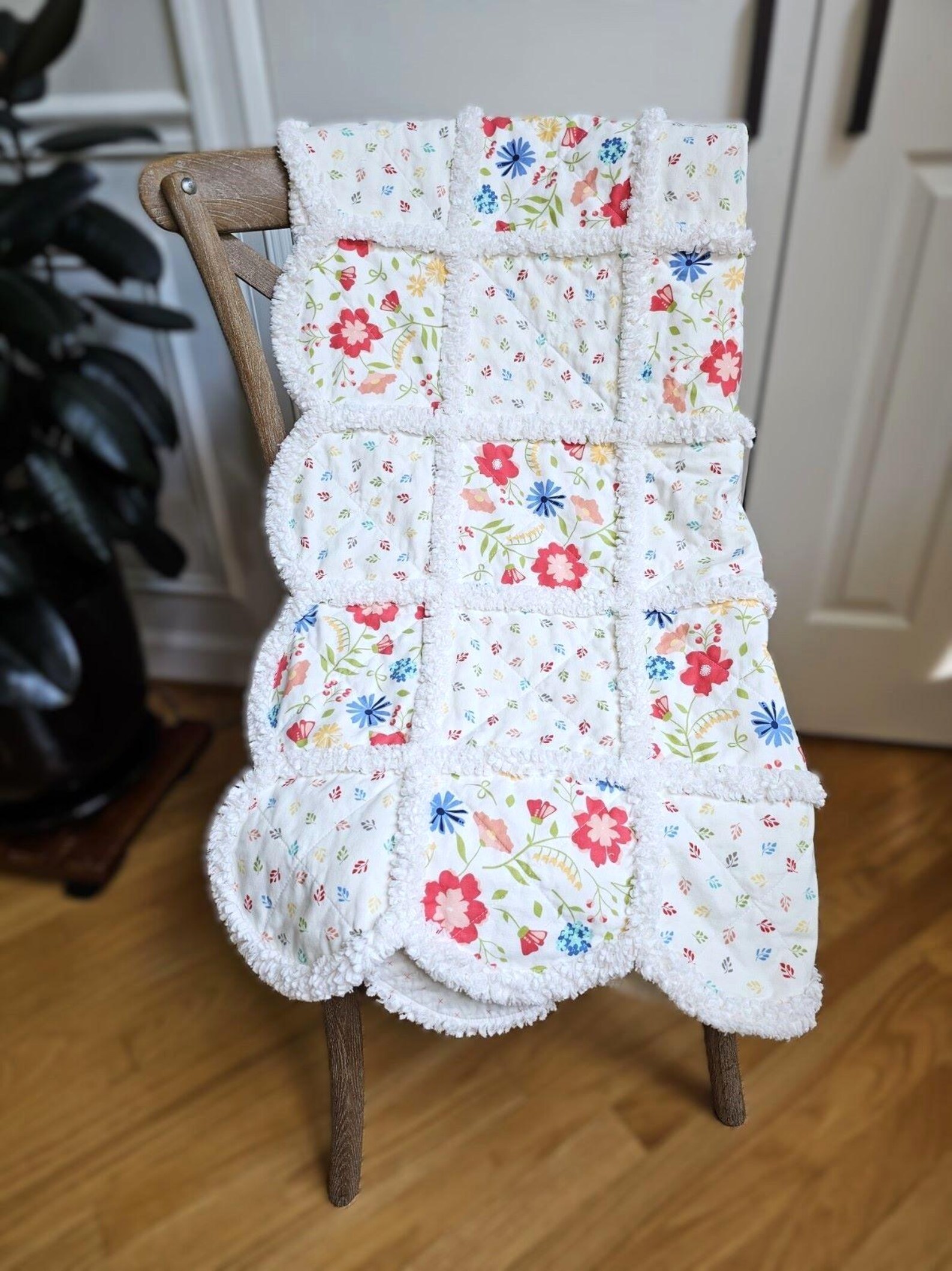 Petal Play Rag Quilt Pattern: Scalloped Edge Pattern (PDF Download ...