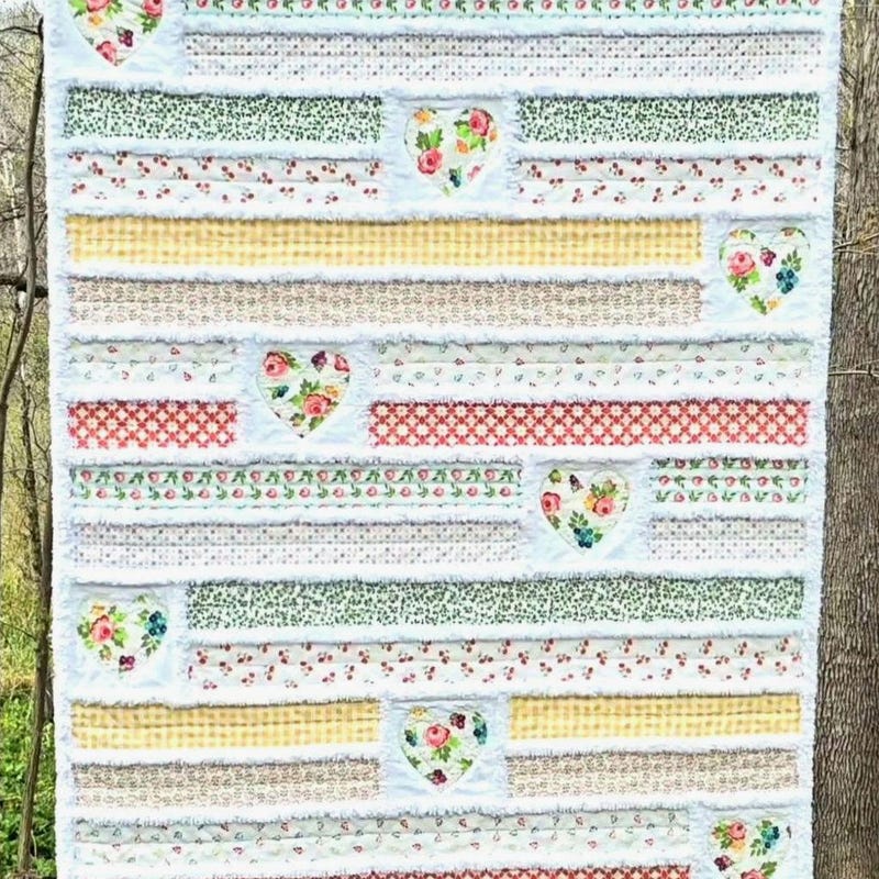 Jelly Roll Quilt Rag - Etsy