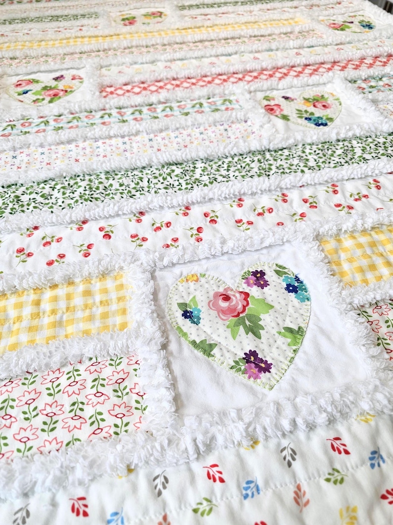 Beautiful Day – Modern Rag Quilt PDF Tutorial | Baby Quilt or Lap Quilt ...