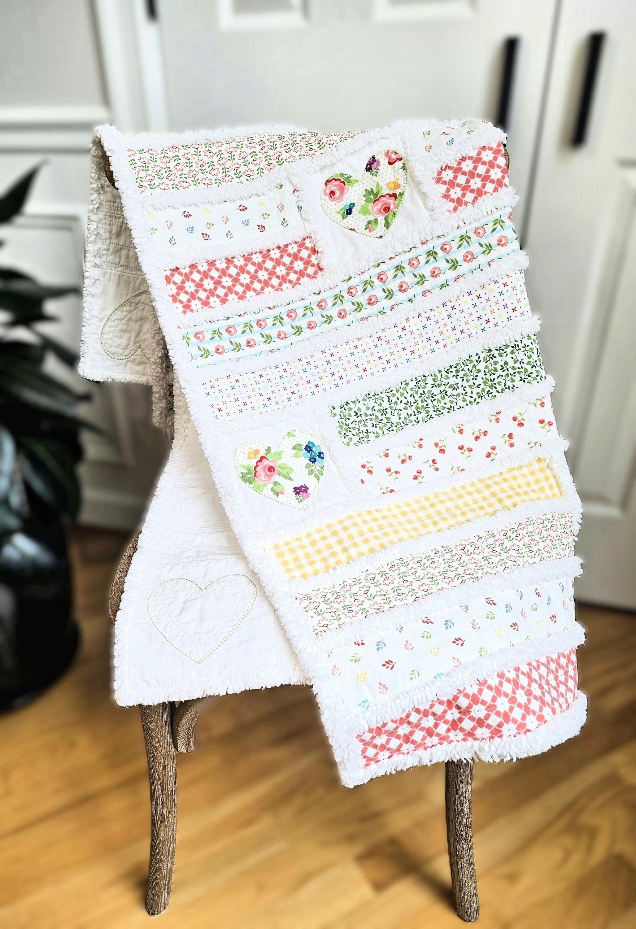 Beautiful Day – Modern Rag Quilt PDF Tutorial | Baby Quilt or Lap Quilt ...