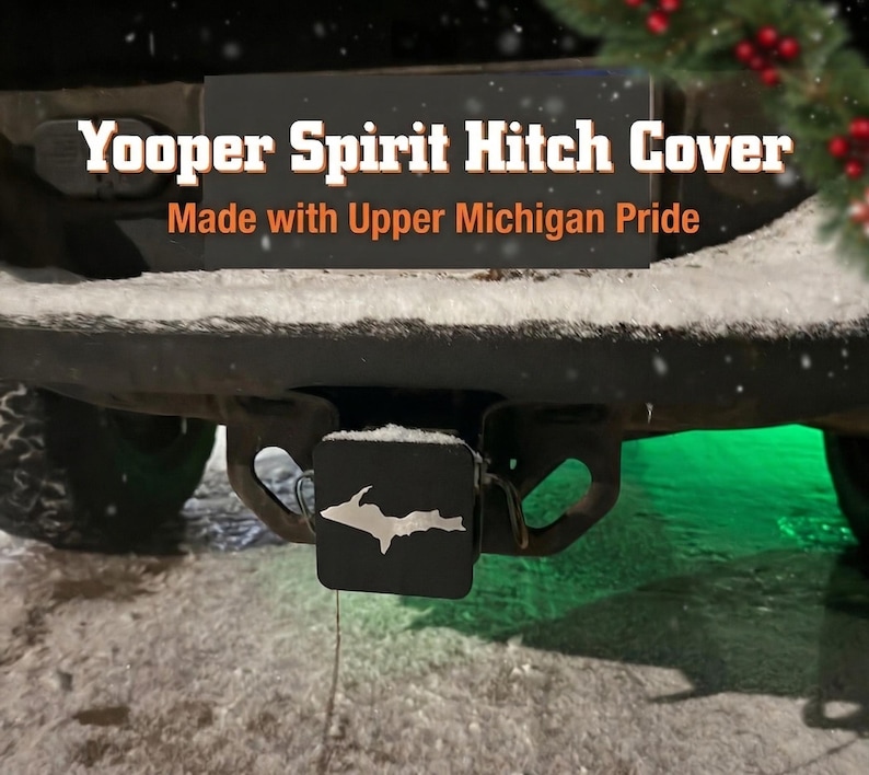 Small Yooper Spirit Hitch Cover - 2" - Upper Peninsula of Michigan - Etsy