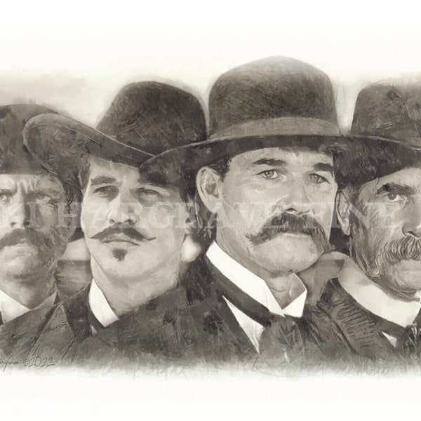 Tombstone Movie Canvas Wall Art - Etsy