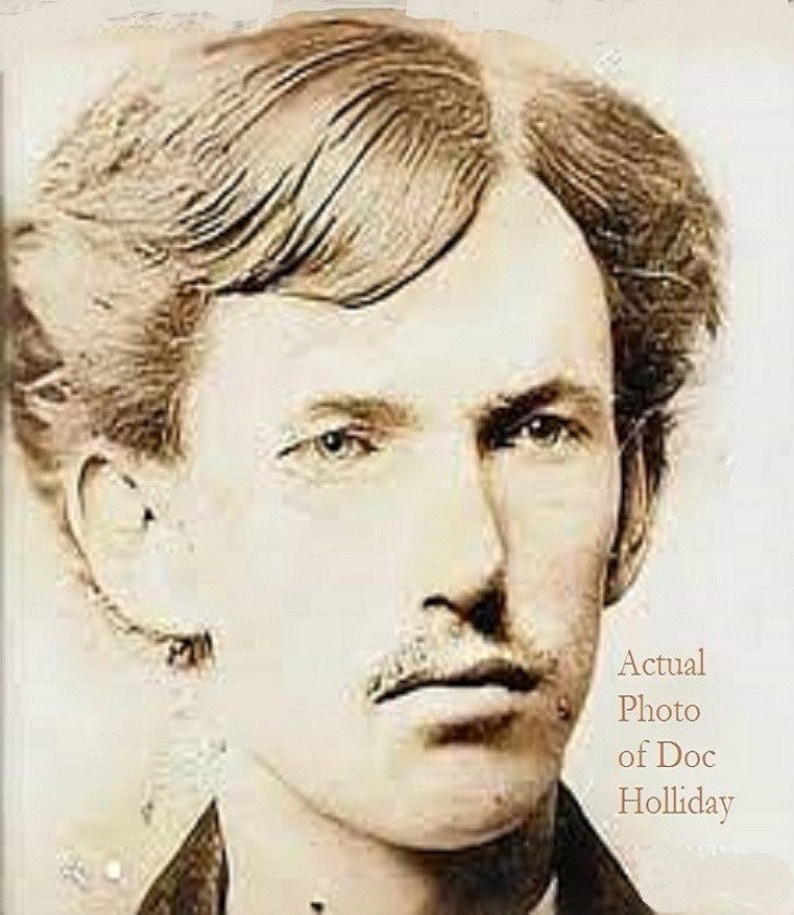 Doc Holliday Art Print: Wild West Poker Game, Signed Fine Art - Etsy